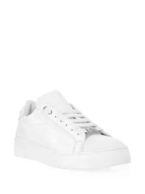 Philipp Plein Flame-logo Leather Sneakers