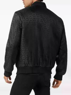 Philipp Plein Monogram Jacquard Bomber Jacket