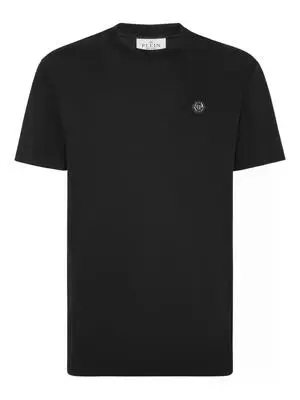 Philipp Plein Round Neck T-shirt Hexagon - Black