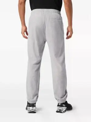 PLEIN SPORT Logo-patch Elasticated-cuff Joggers - Grey