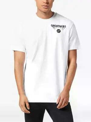 Philipp Plein Round Neck T-shirt Greatness