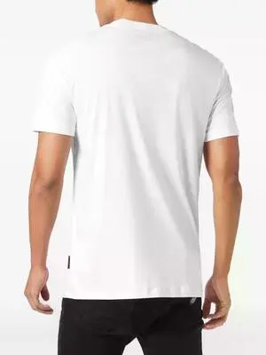 Philipp Plein Skull-embroidered T-shirt