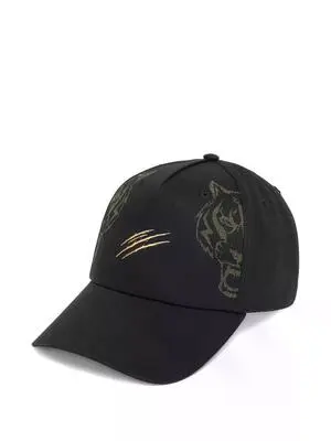 PLEIN SPORT Tiger-motif Baseball Cap - Black