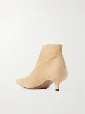 NEOUS Idra Suede Ankle Boots - Neutrals