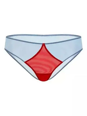 ZHILYOVA Asteria Mesh-panel Briefs - Blue