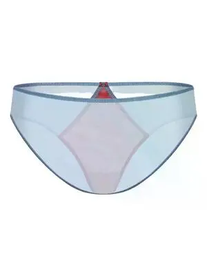 ZHILYOVA Asteria Mesh-panel Briefs - Blue