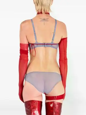ZHILYOVA Asteria Mesh-panel Briefs - Blue