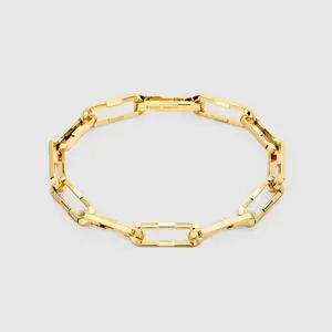 Gucci Link To Love 18k Wide Chain Bracelet - Gold