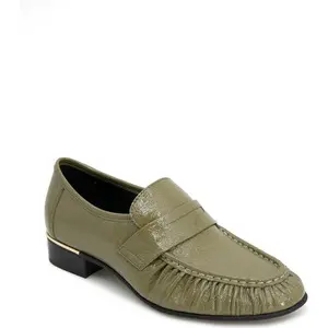 KENNETH COLE Reece Penny Loafer - Green Patent