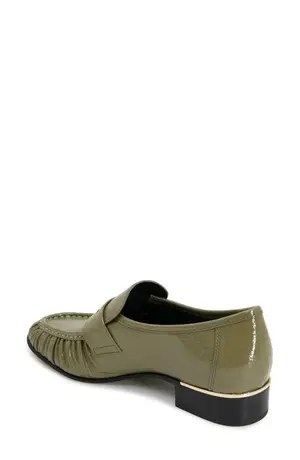 KENNETH COLE Reece Penny Loafer - Green Patent