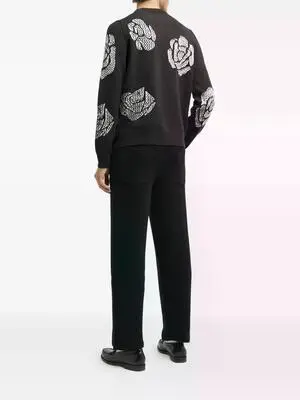 BARRIE Roses Round-neck Sweater