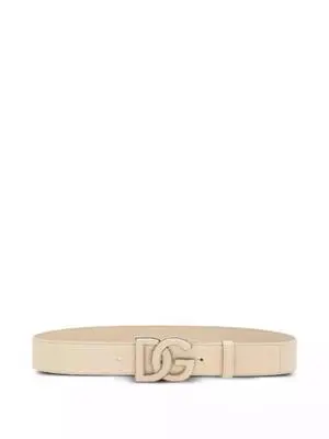 Dolce & Gabbana Leather Belt - Neutrals