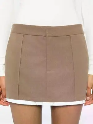 ELEH Panelled A-line Skirt