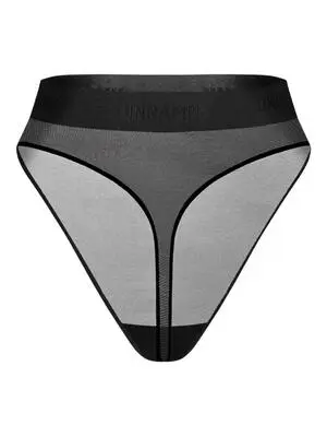 ZHILYOVA Mesh Thong - Black