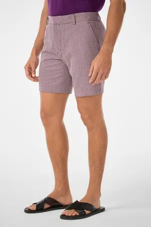 Mr Turk Lawrence Houndstooth Short