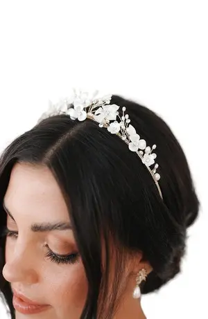 UNTAMED PETALS Josephine Crystal Tiara