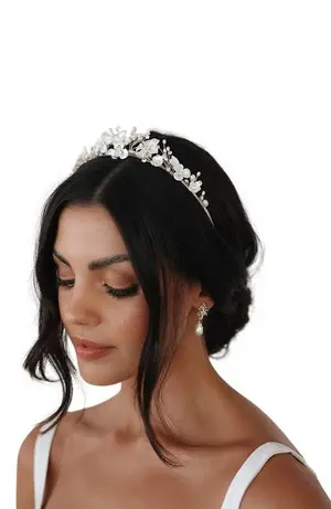 UNTAMED PETALS Josephine Crystal Tiara