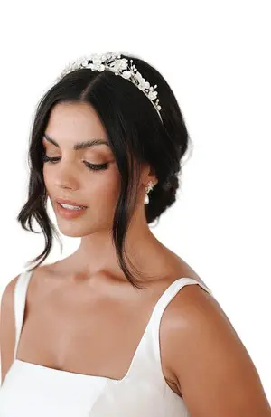 UNTAMED PETALS Josephine Crystal Tiara