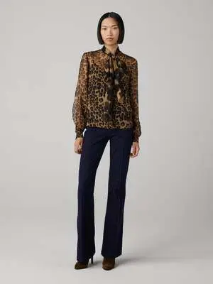 Diane Von Furstenberg Tie Neck Blouses