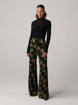 Diane Von Furstenberg Alexander Wide Leg Trousers