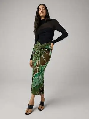 Diane Von Furstenberg Simona Midi Skirt