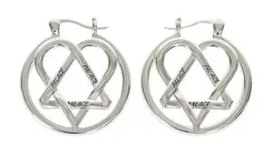 PALACE Trigram Hoop Earring