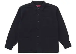 Supreme Flannel Pajama Shirt - Black