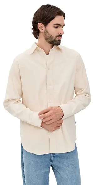 Nn07 Colby Corduroy Shirt - Ivory
