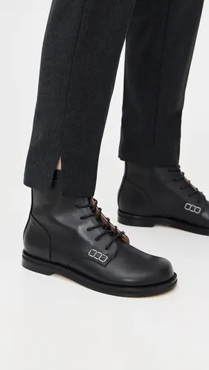 JW Anderson Lace-up Leather Boots