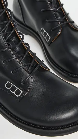 JW Anderson Lace-up Leather Boots