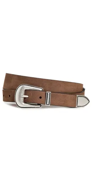 Anderson's Western Nubuck Leather Belt - M3 Brown