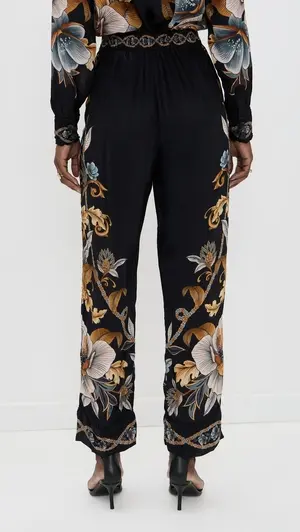 Farm Rio Snake Garden Printed Pants