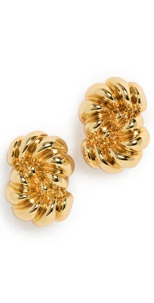 JULIETTA Loulou Clip On Earrings - Gold