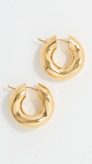 Charlotte Chesnais Wave Blow Hoop Earrings