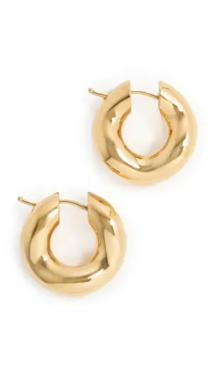 Charlotte Chesnais Wave Blow Hoop Earrings