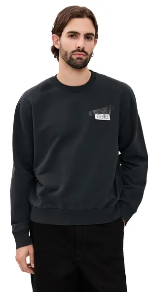 MAISON MARGIELA Logo French Terry Sweatshirt