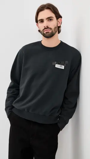 MAISON MARGIELA Logo French Terry Sweatshirt