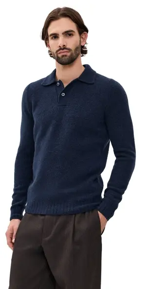 Fedeli Long Sleeve Polo Sweater