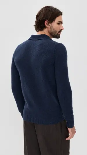 Fedeli Long Sleeve Polo Sweater