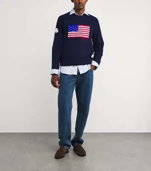 Rlx Ralph Lauren Ryder Cup Flag Sweater
