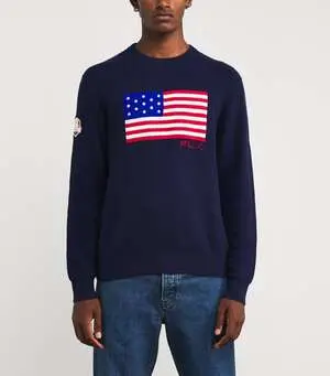 Rlx Ralph Lauren Ryder Cup Flag Sweater