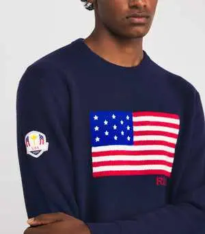 Rlx Ralph Lauren Ryder Cup Flag Sweater