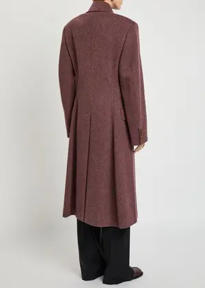 VIVIENNE WESTWOOD Winston Double-breasted Wool Coat - Plum