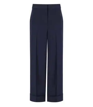 Essentiel Antwerp Cropped Viscose-blend Trousers