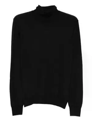 BARBA NAPOLI Turtleneck Ribbed-hem Sweater