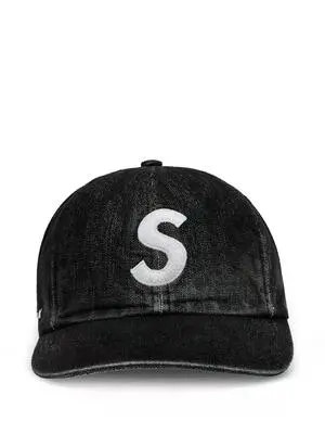 Supreme Cordura Denim S Logo Cap - Black