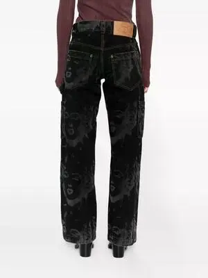Vaquera All-over Graphic Print Jeans