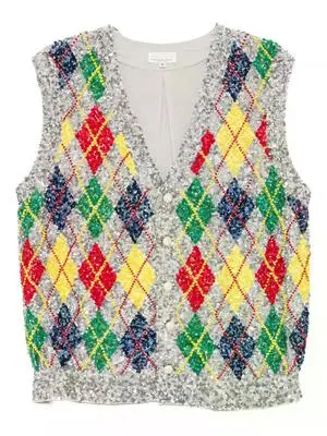 Ashish Sequin Embellished Tank Top