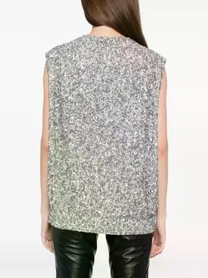 Ashish Sequin Embellished Tank Top