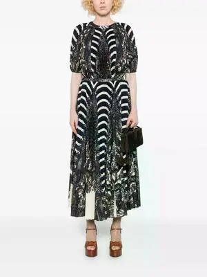 Ulla Johnson Paisley-print Pleated Top